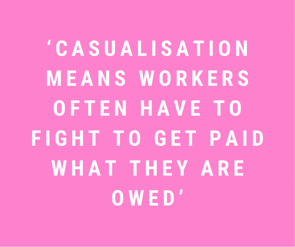 Picket Post: Casualisation | University of Leicester UCU
