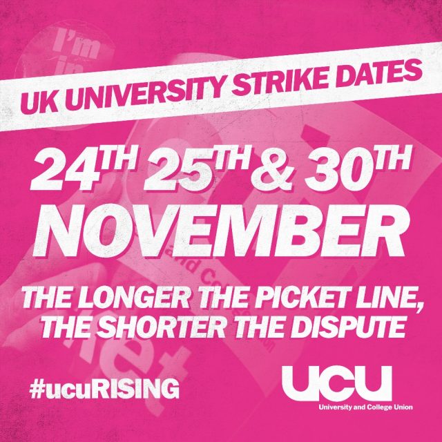 Strike Dates: November 2022 | University of Leicester UCU